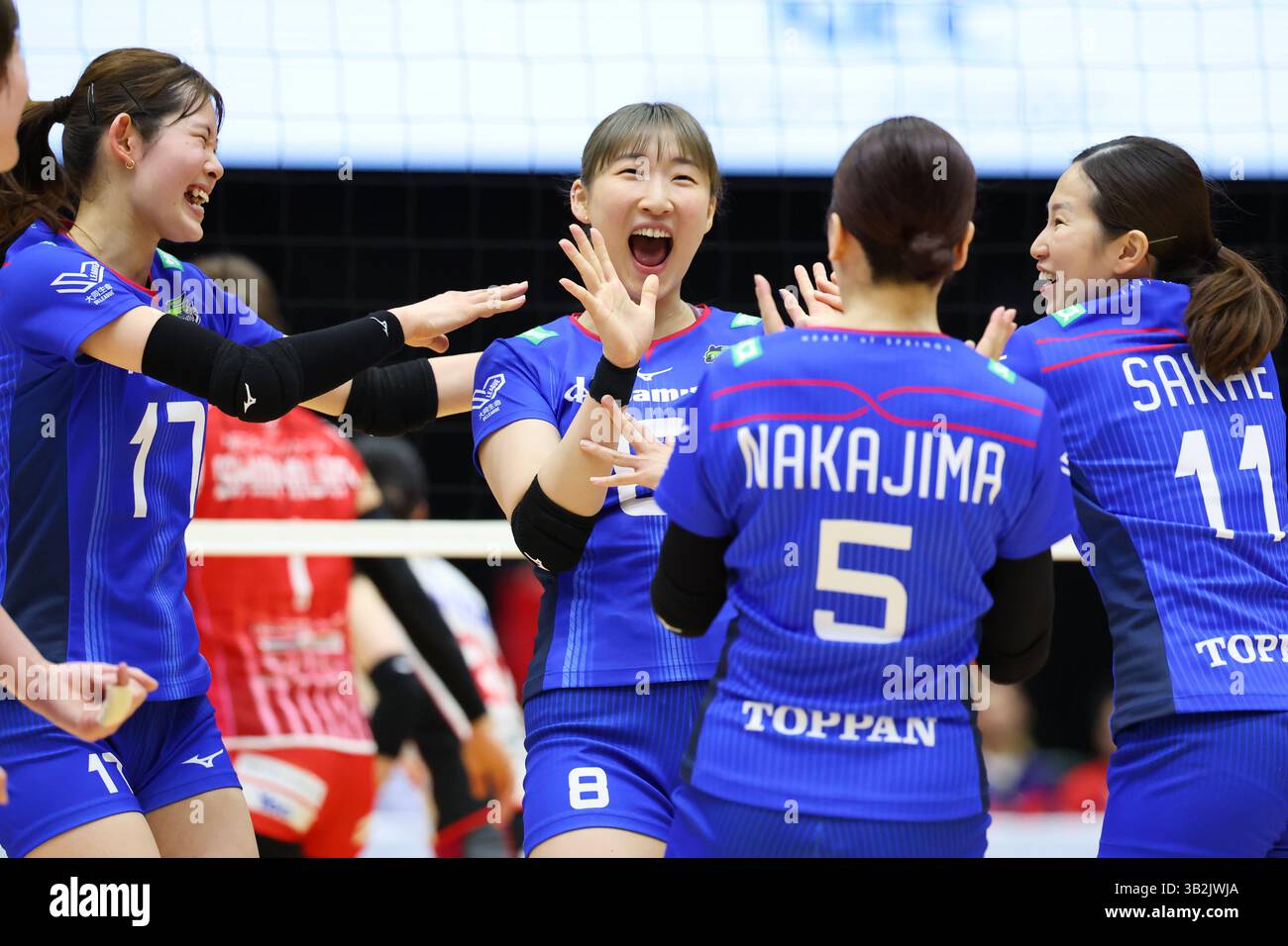 Kawasaki Todoroki Arena, Kanagawa, Japan. 26th Apr, 2025. Shion Hirayama, Saga Hisamitsu Springs ...