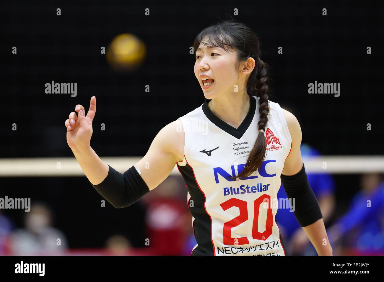 Kawasaki Todoroki Arena, Kanagawa, Japan. 26th Apr, 2025. Sayaka Daikuzono (NEC), APRIL 26, 2025 ...