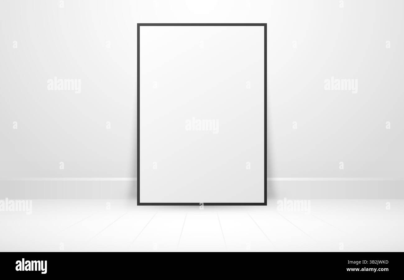 Poster in room on Black and White Stock Photos & Images - Alamy