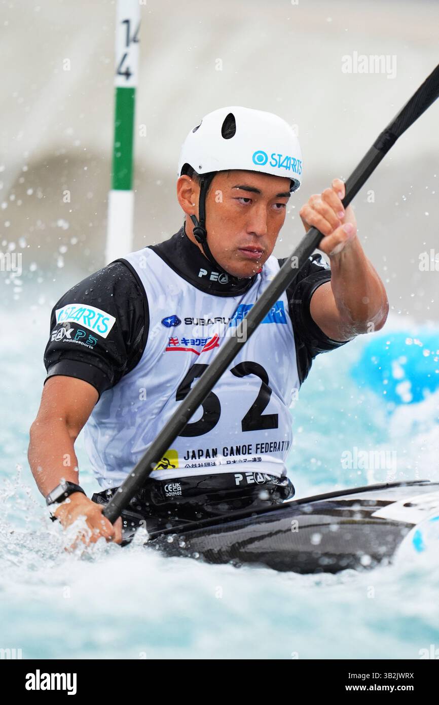 Canoe Slalom Centre, Tokyo, Japan. 26th Apr, 2025. Kosuke Saito, APRIL ...