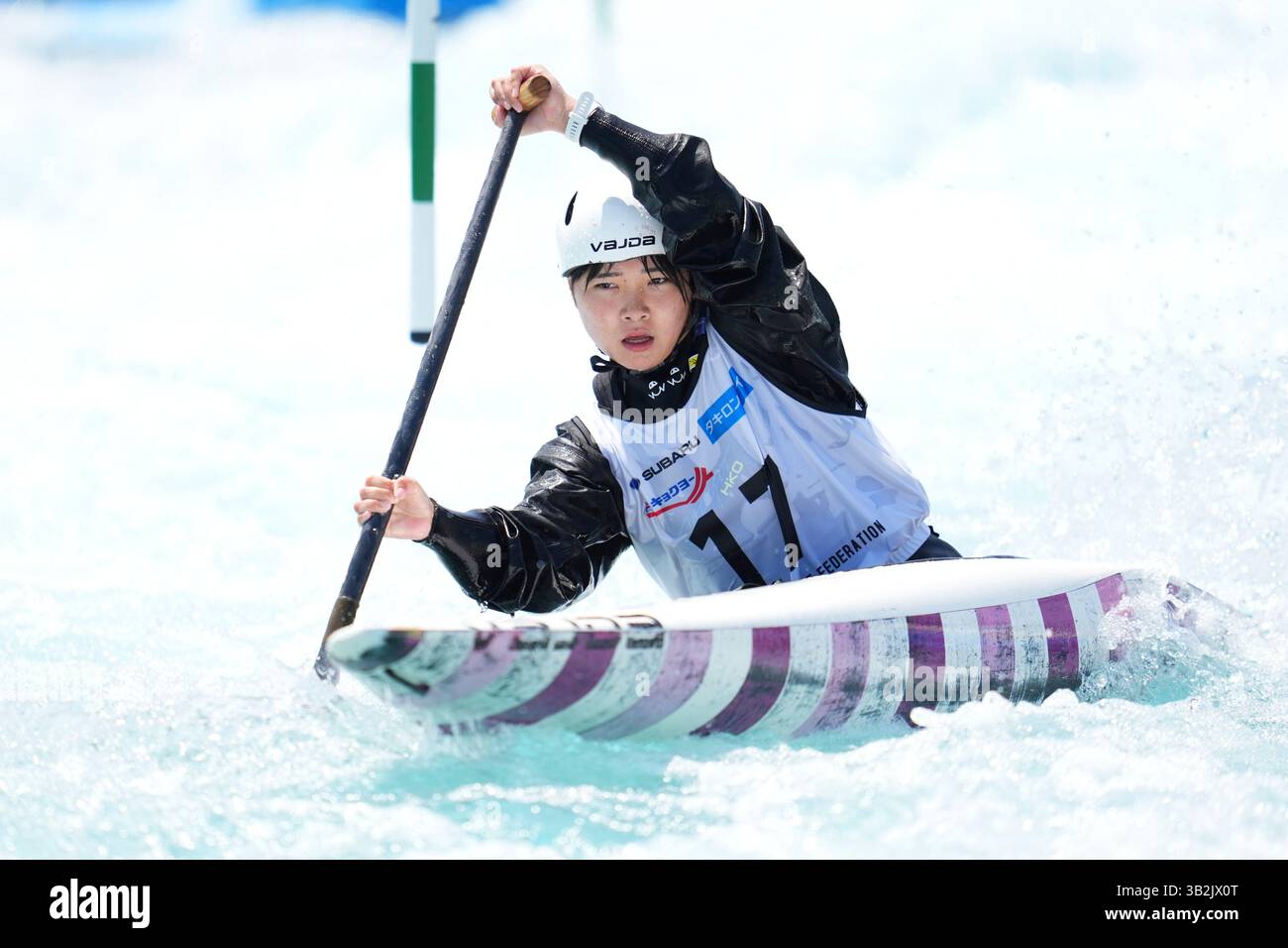 Canoe Slalom Centre, Tokyo, Japan. 27th Apr, 2025. Hanon Tanaka, APRIL 27, 2025 - Canoe Slalom ...