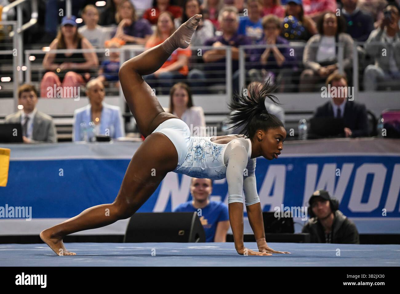 April 19, 2025, Fort Worth, US: CHAE CAMPBELL from UCLA competes on the ...