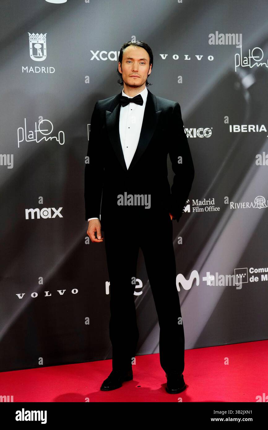 Claudio Catano attends 12nd Platino Awards 2025 - Red Carpet at Palacio ...