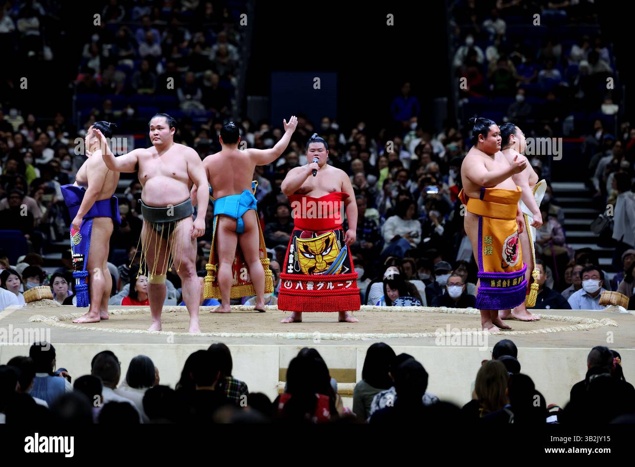 Yokohama Arena, Kanagawa, Japan. 26th Apr, 2025. Sumojinku/General view ...