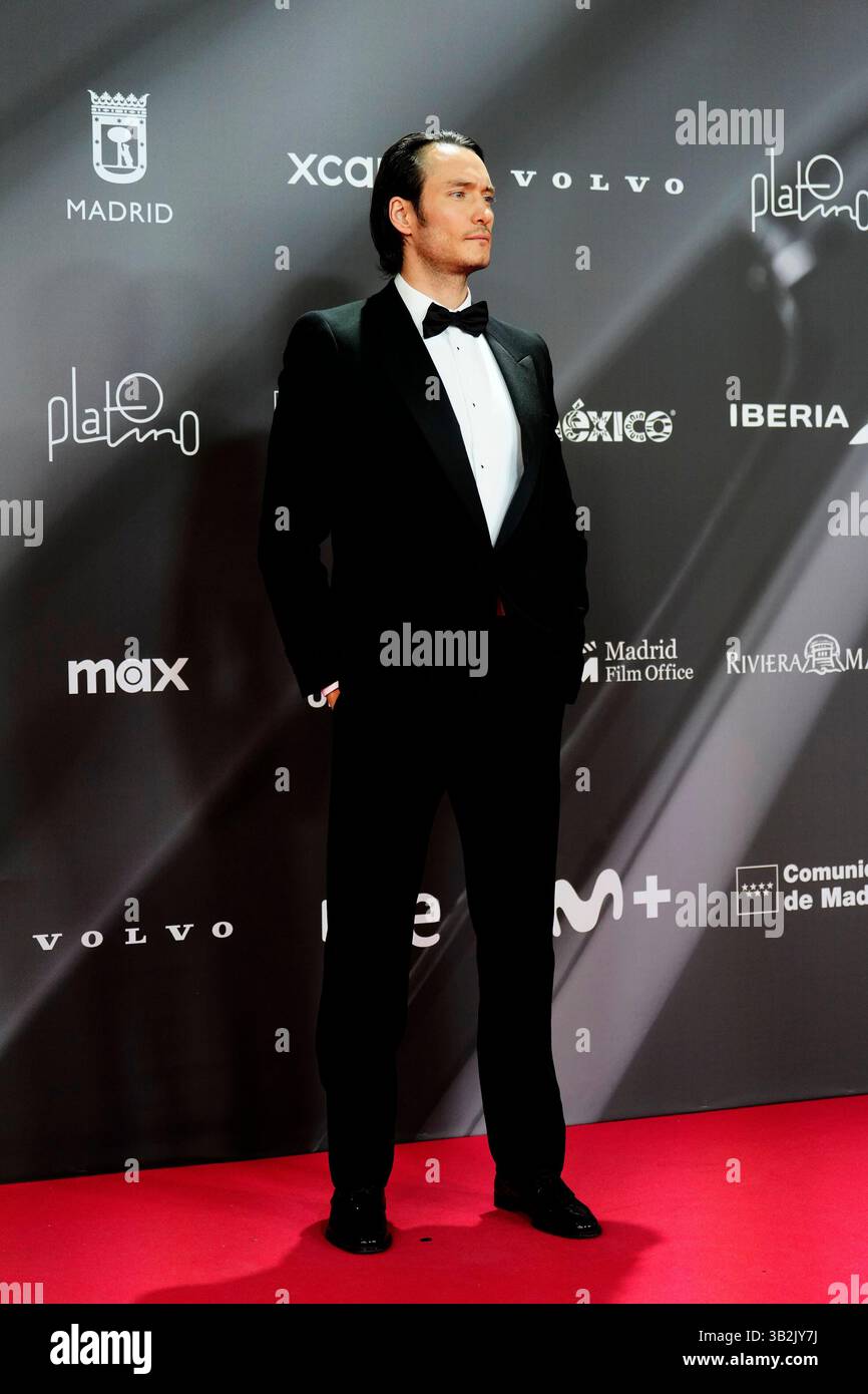 Claudio Catano attends 12nd Platino Awards 2025 - Red Carpet at Palacio ...