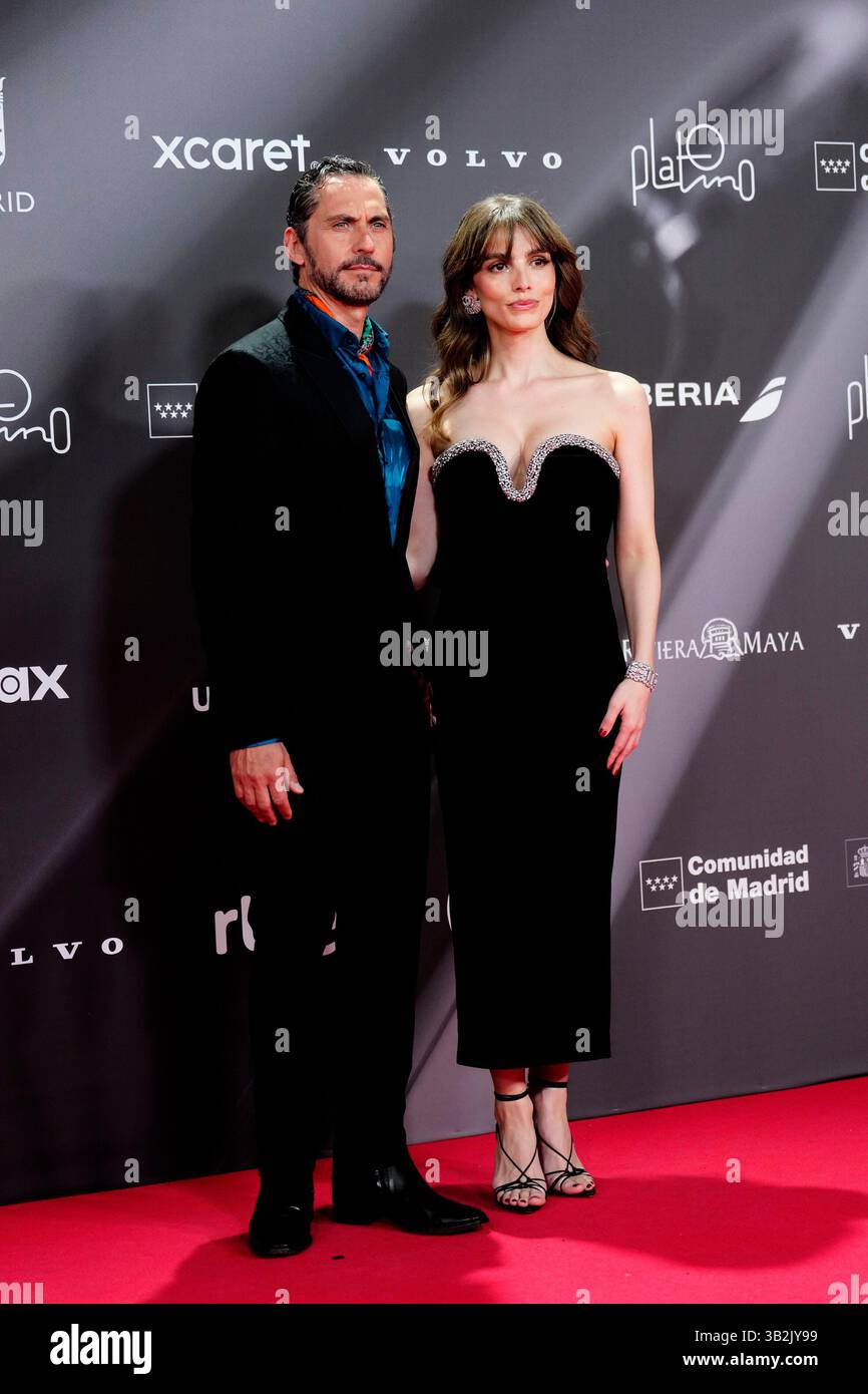 Paco Leon, Lux Pascal attends 12nd Platino Awards 2025 - Red Carpet at ...