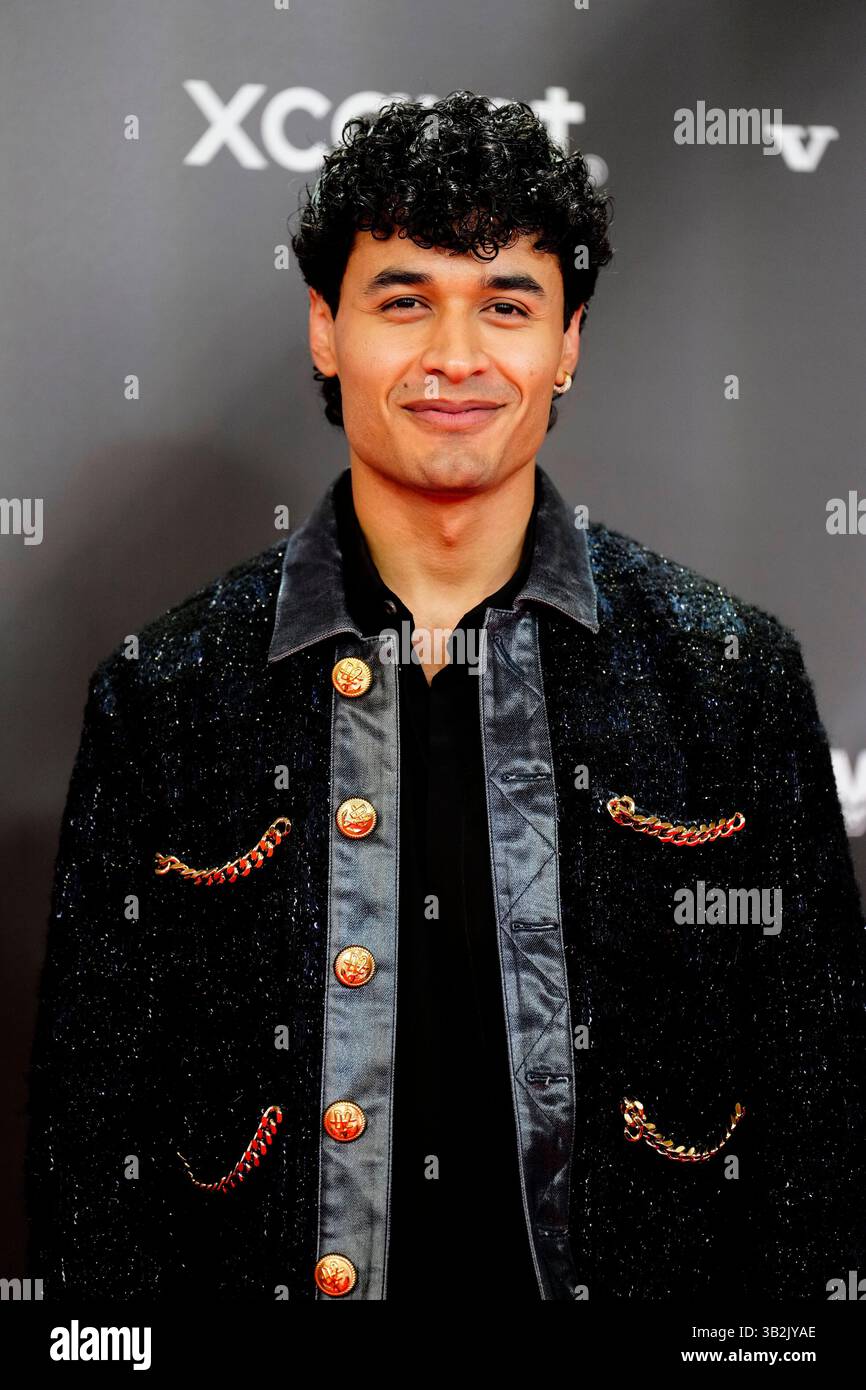 Felipe Londono attends 12nd Platino Awards 2025 - Red Carpet at Palacio ...