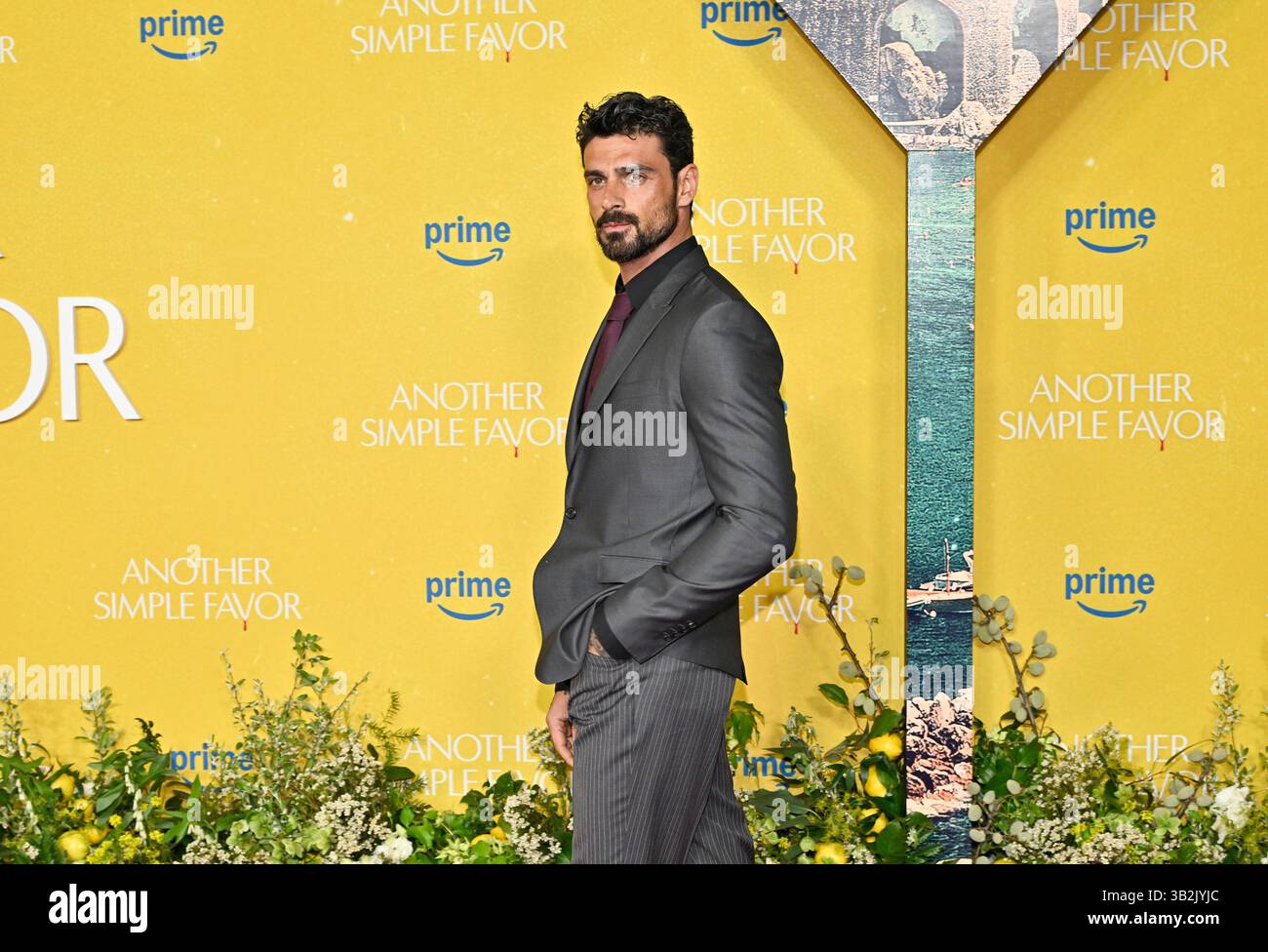 Michele Morrone attends the special screening of "Another Simple Favor ...