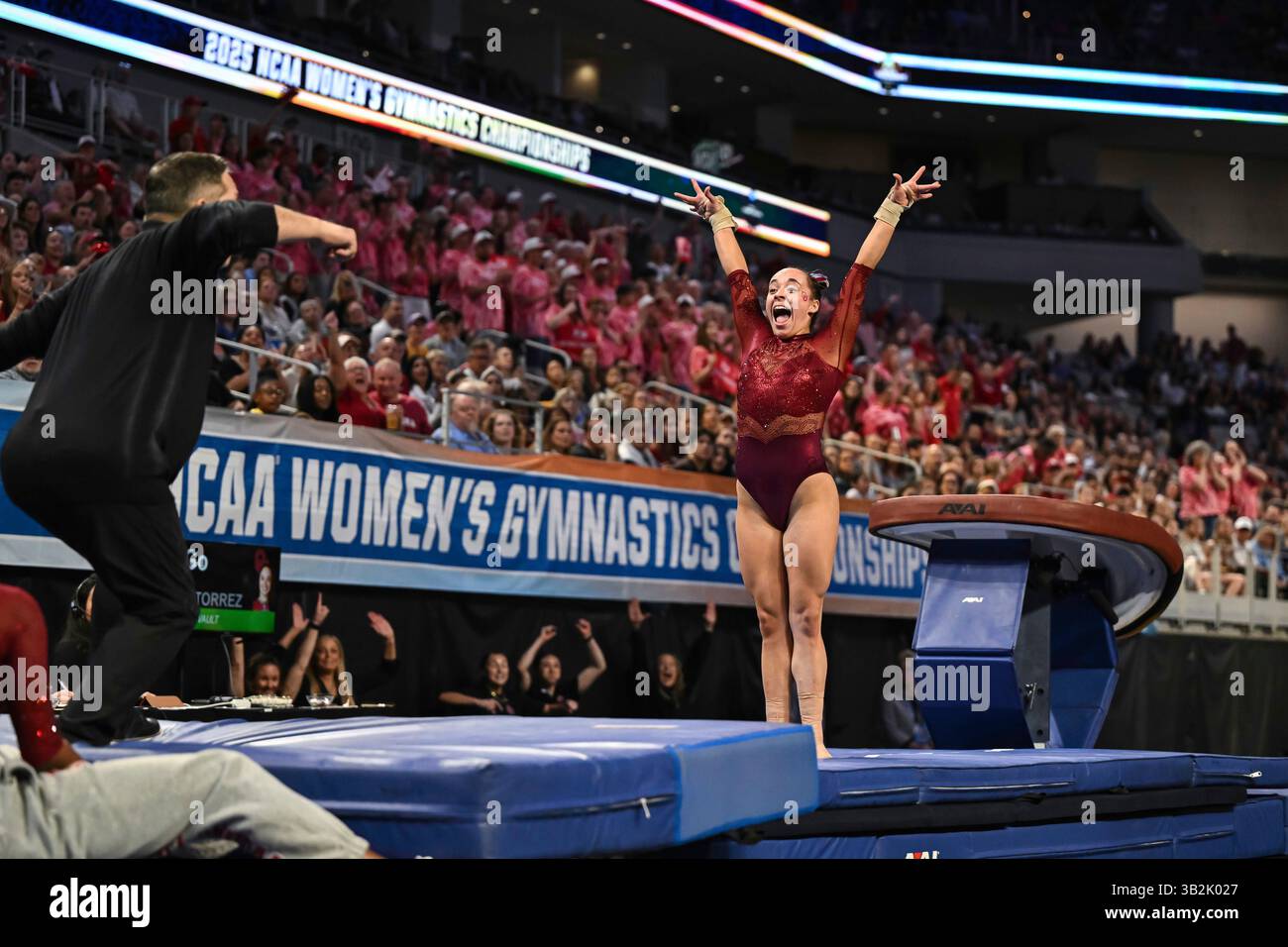 April 19, 2025, Fort Worth, US: FAITH TORREZ from the University of ...