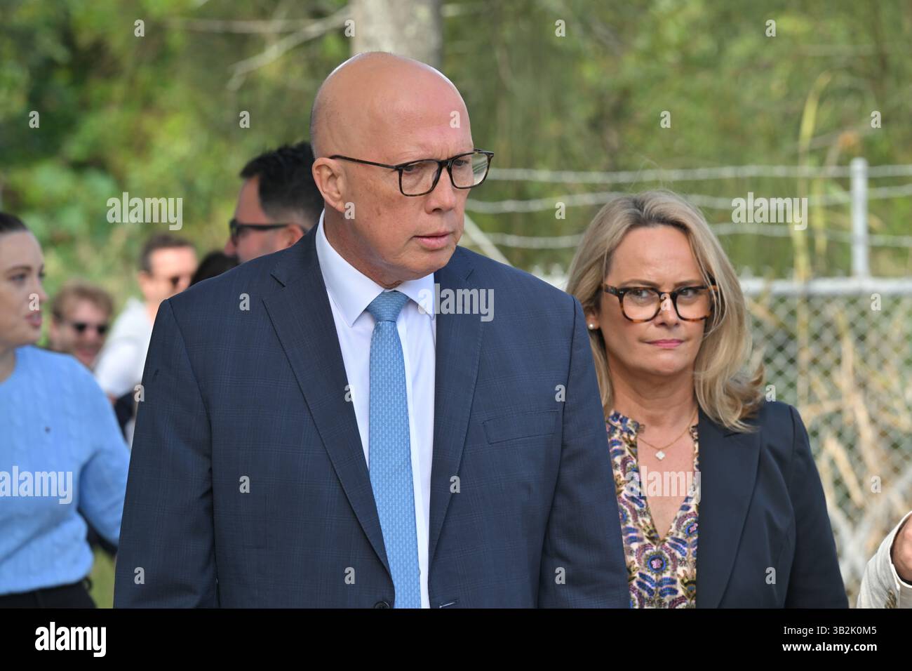 Port Stephens, Australia. 28th Apr, 2025. Leader of the Opposition ...
