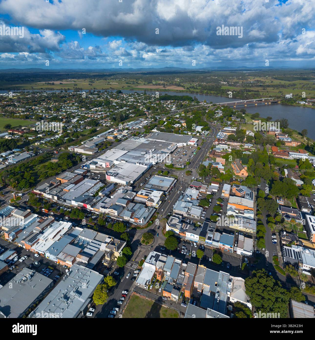 Aerial view of Grafton, New South Wales, Australia Stock Photo - Alamy