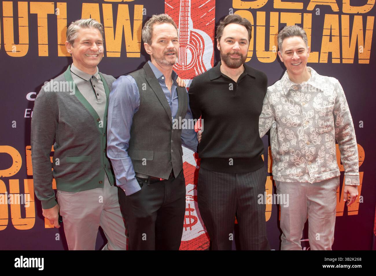 New York, New York, USA. 28th Apr, 2025. (new) ''dead outlaw'' broadway ...