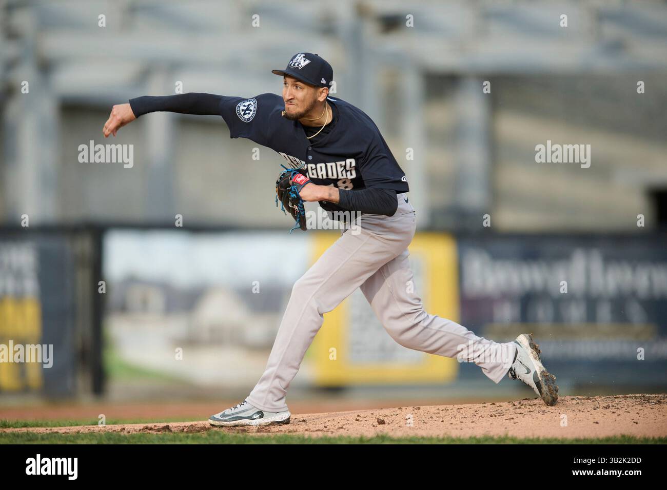 Hudson Valley Renegades starting pitcher Elmer Rodriguez-Cruz (18 ...