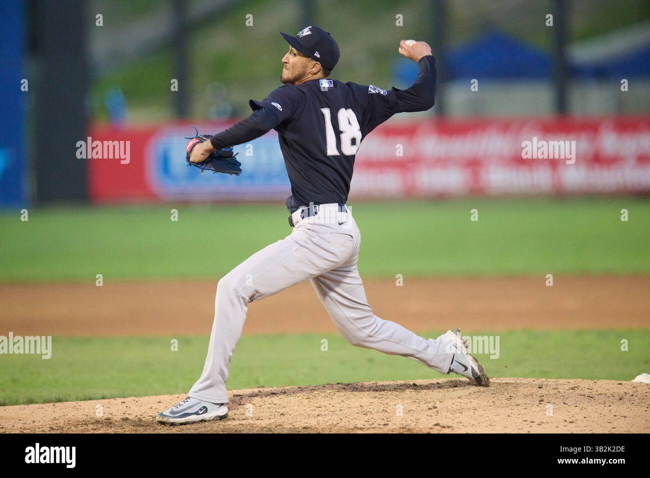 Hudson Valley Renegades starting pitcher Elmer Rodriguez-Cruz (18 ...