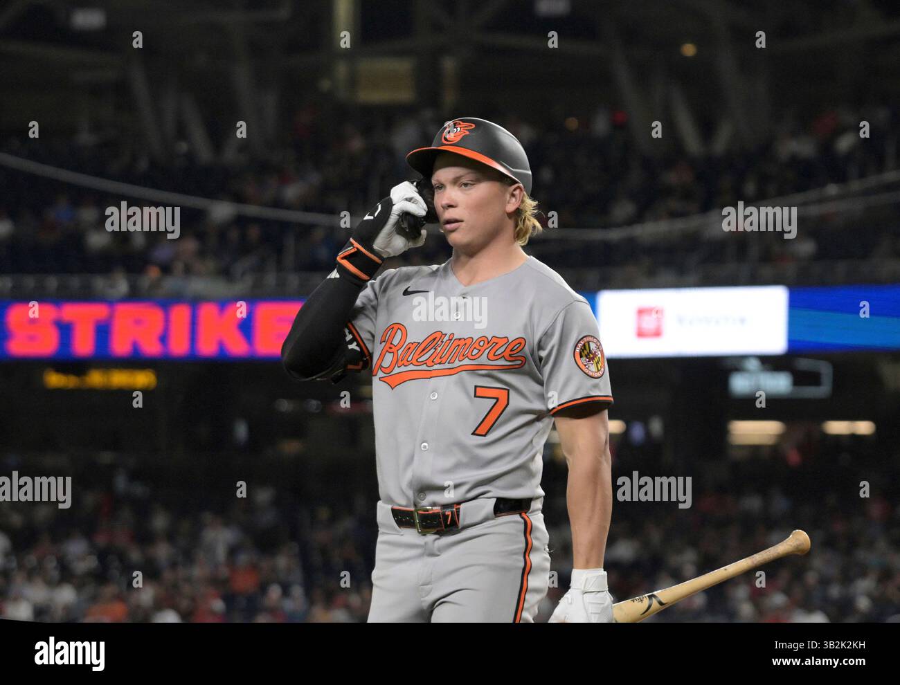 WASHINGTON, DC - APRIL 22: Baltimore Orioles second baseman Jackson ...