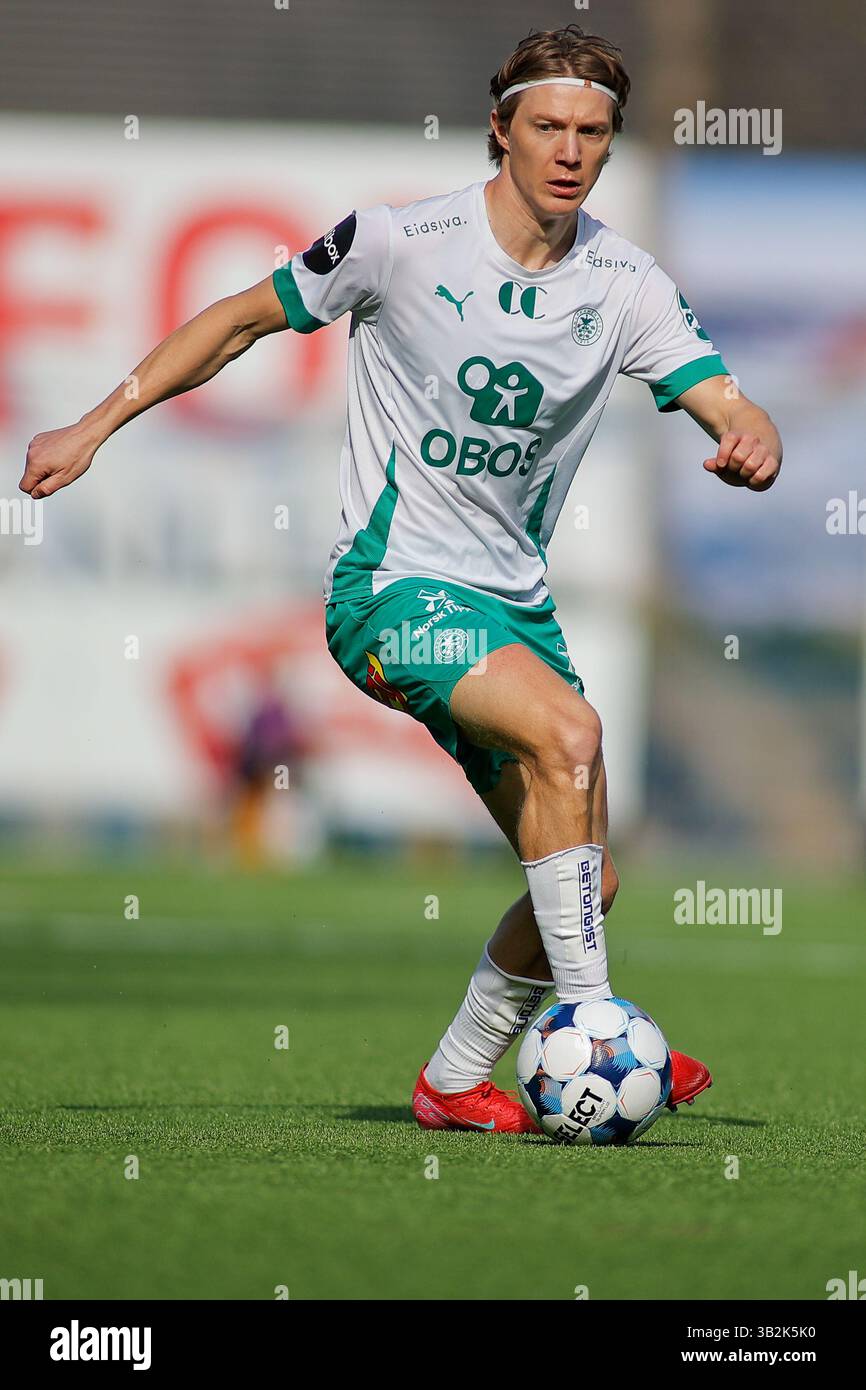 SANDEFJORD, NORWAY - APRIL 27th 2025: Eliteserien match between ...