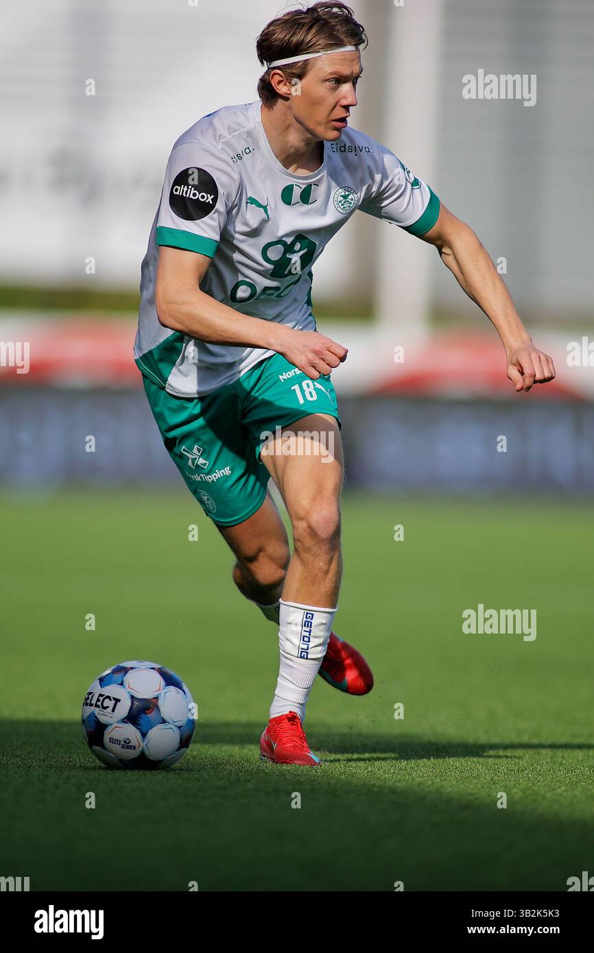 SANDEFJORD, NORWAY - APRIL 27th 2025: Eliteserien match between ...