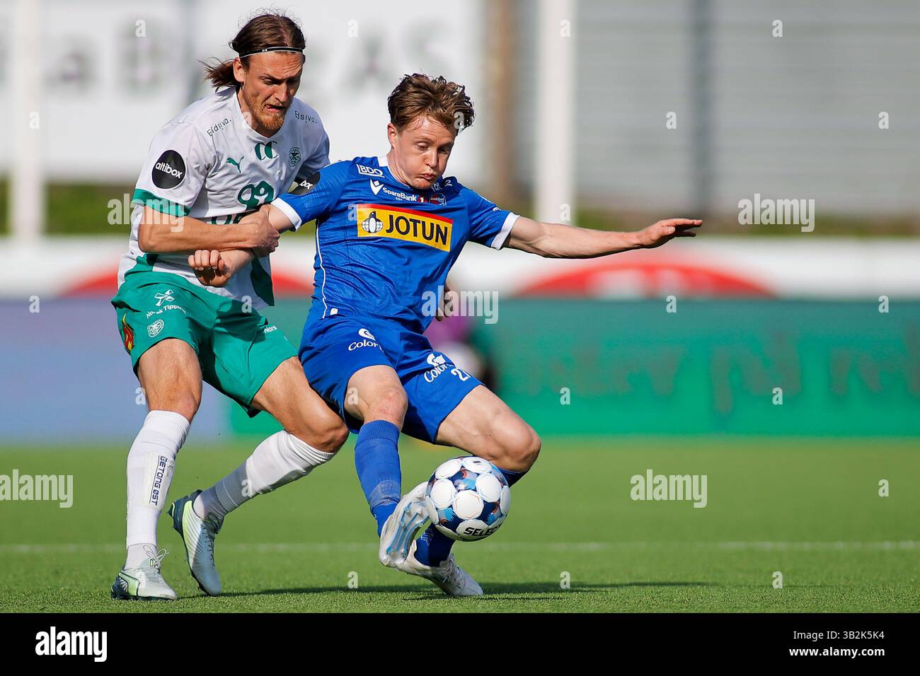 SANDEFJORD, NORWAY - APRIL 27th 2025: Eliteserien match between ...