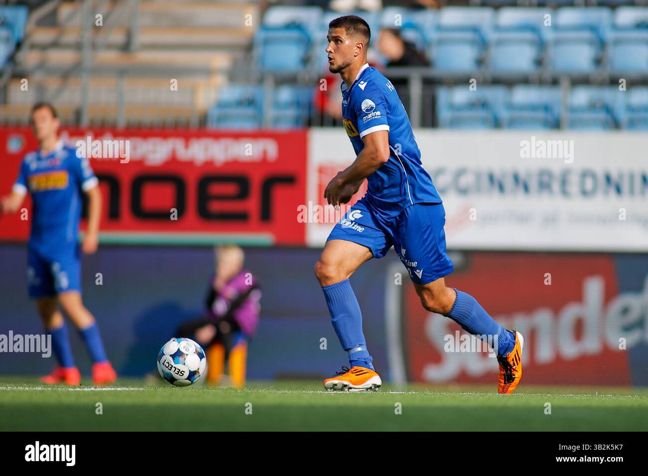 SANDEFJORD, NORWAY - APRIL 27th 2025: Eliteserien match between ...
