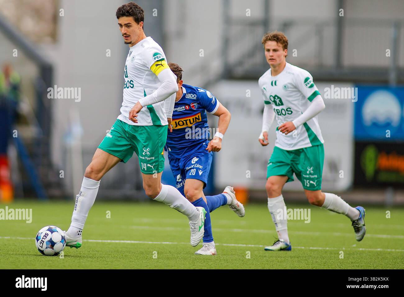 SANDEFJORD, NORWAY - APRIL 27th 2025: Eliteserien match between ...