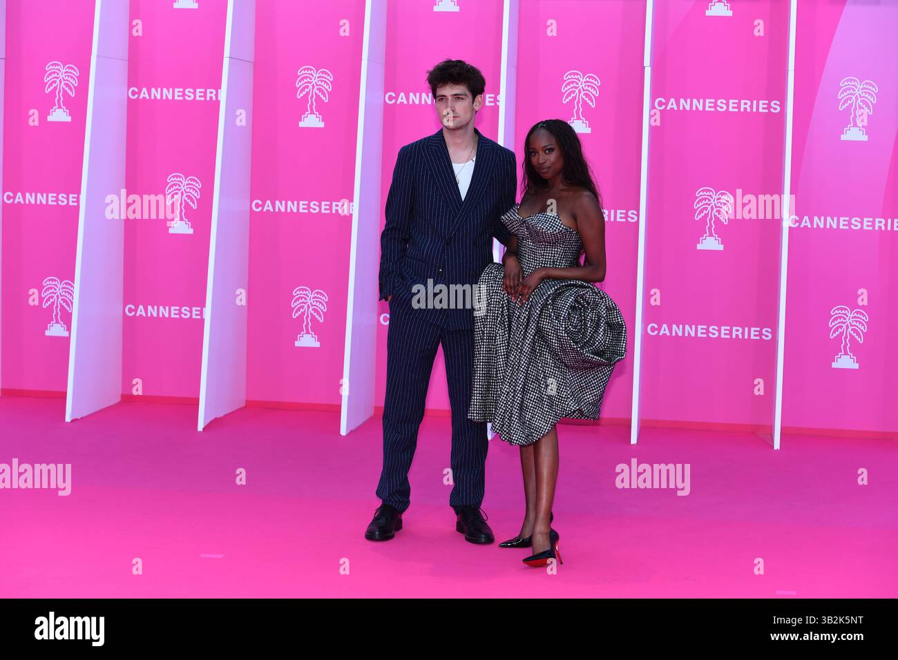 Cannes, France. 27th Apr, 2025. Jennifer Heylen and Jonathan Michiels ...