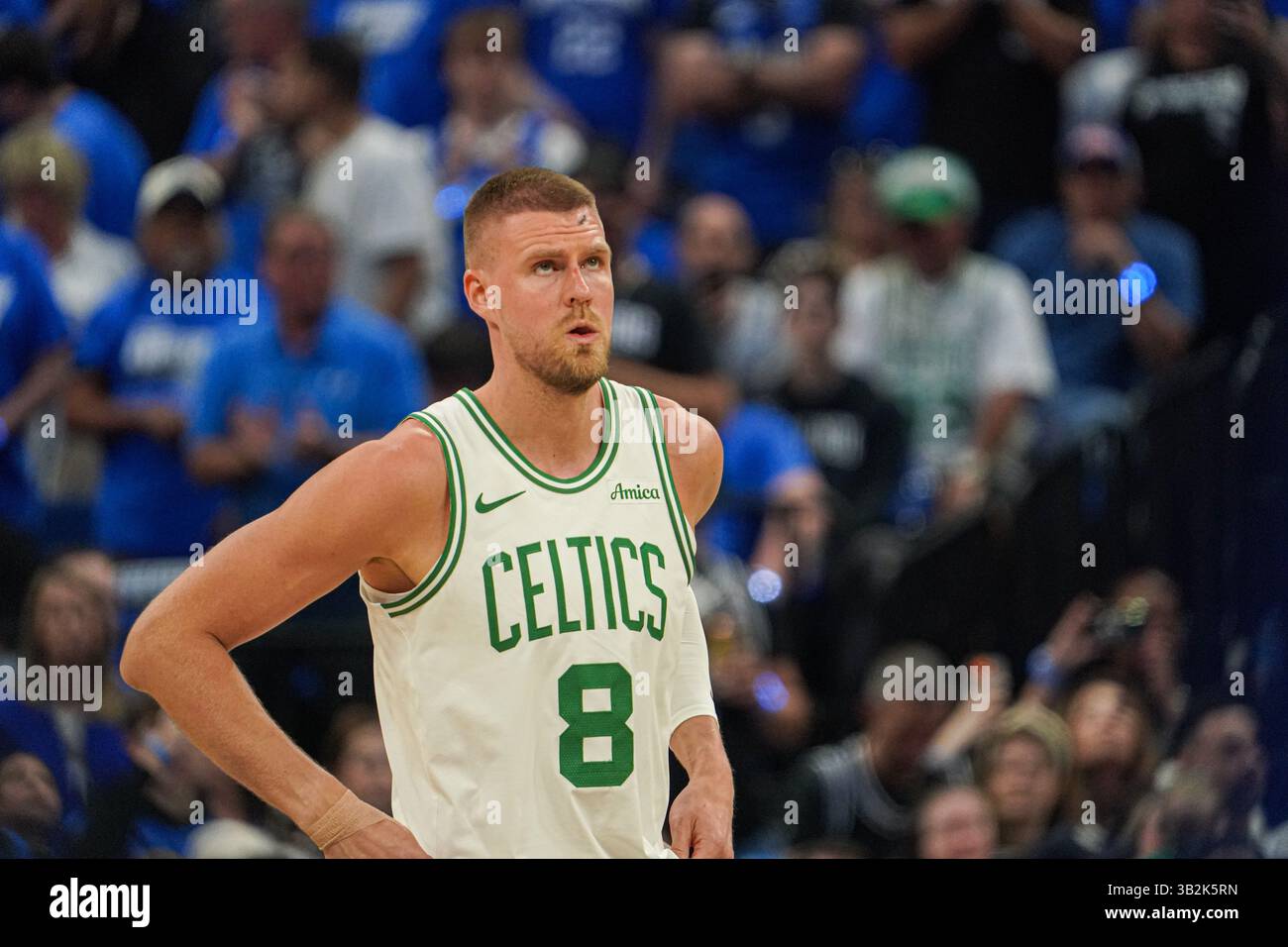 Orlando, Florida, USA, April 27, 2025, Boston Celtics center Kristaps ...