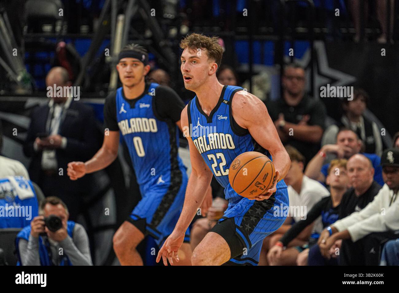 Orlando, Florida, USA, April 27, 2025, Orlando Magic forward Franz ...