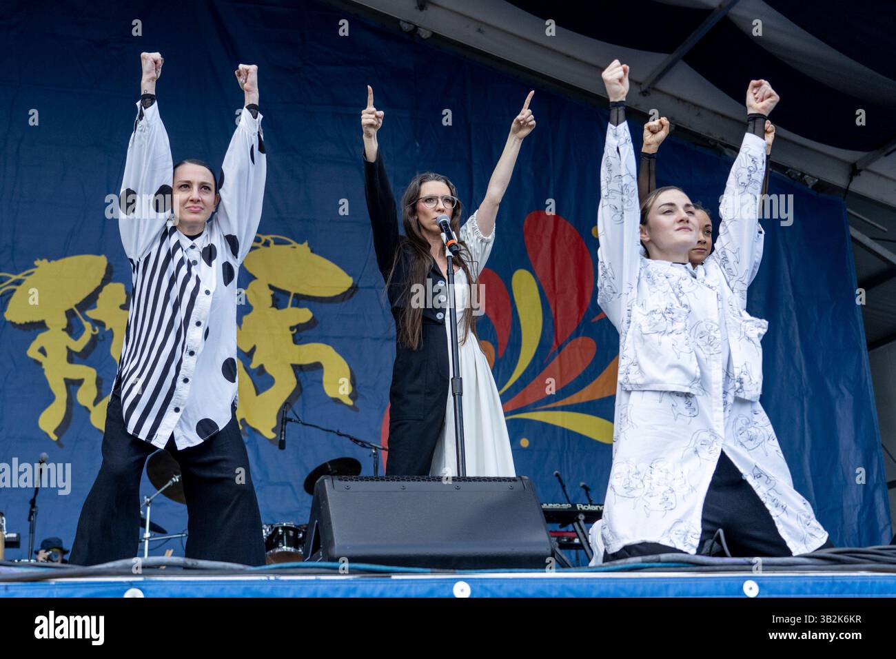 Boyfriend performs during the first weekend of the New Orleans Jazz ...
