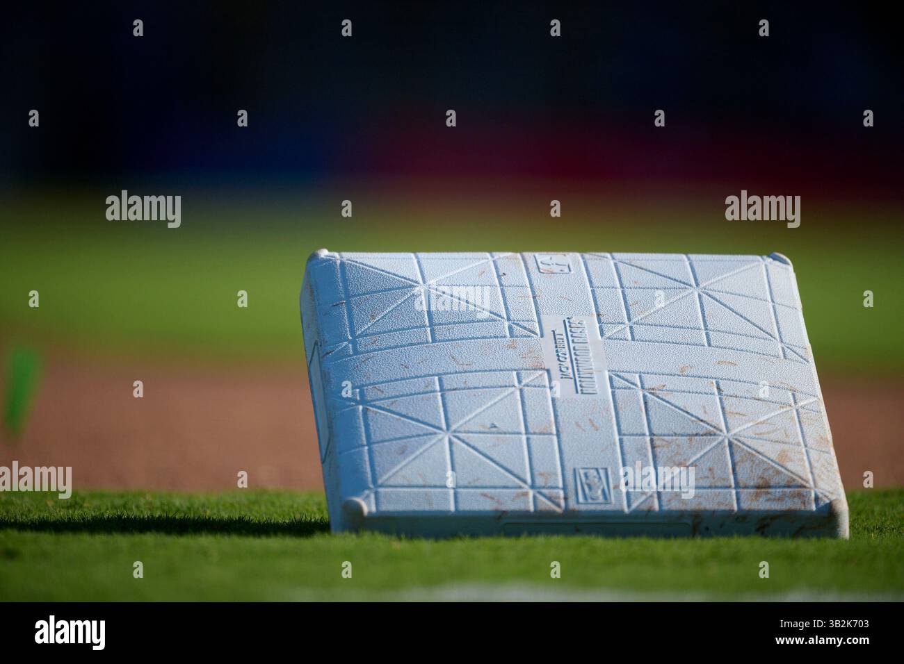 Dunedin Blue Jays base on the infield before an MiLB Florida State ...