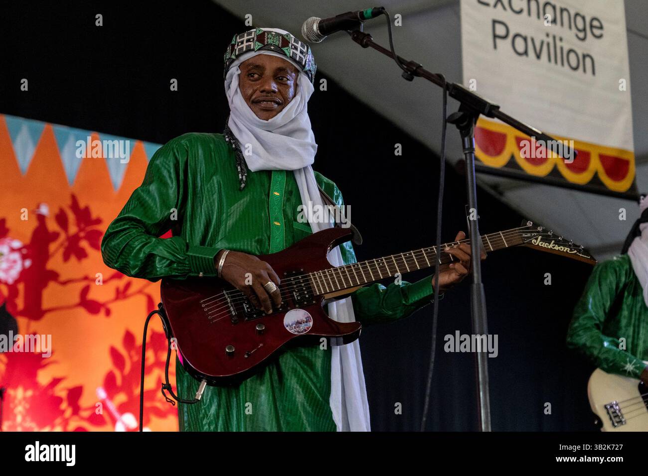 Moussa "Abindi" Ibra of Etran de L'Air of Niger performs during the ...