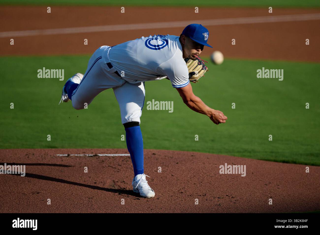 Dunedin Blue Jays pitcher Daniel Guerra (10) during an MiLB Florida ...