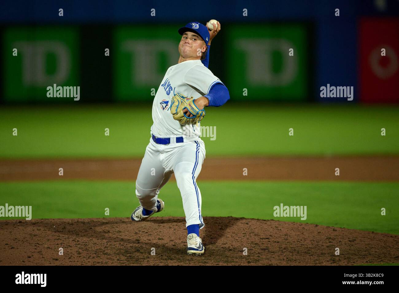 Dunedin Blue Jays pitcher Colby Martin (19) during an MiLB Florida ...