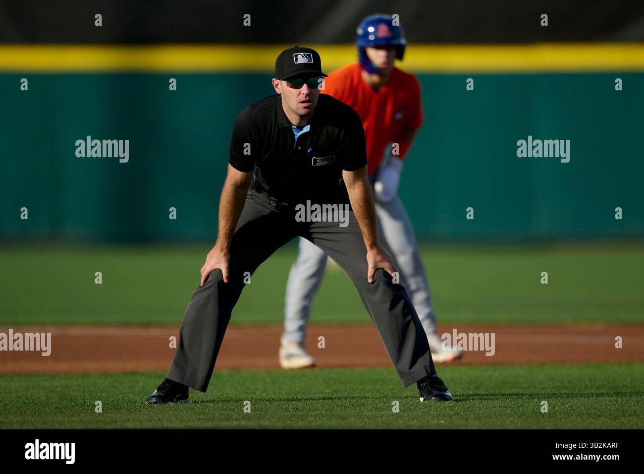 Umpire Jacob Ashworth during an MiLB Florida State League baseball game ...