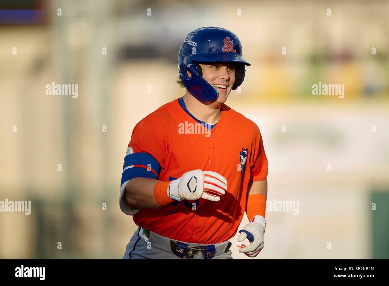 St. Lucie Mets Drew Gilbert (53) rounds the bases after hitting a home ...