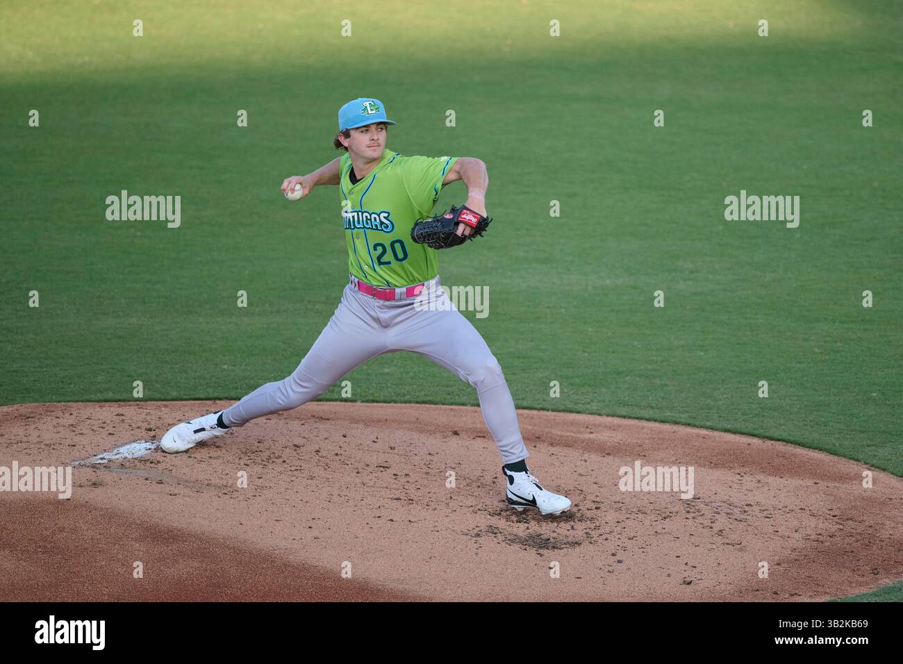 Daytona Tortugas pitcher Ty Floyd (20) delivers a pitch during an MiLB ...