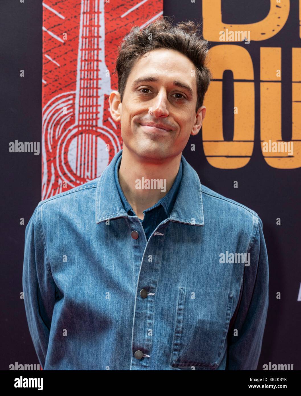 USA. 27th Apr, 2025. Justin Peck attends opening night for 'Dead Outlaw' on Broadway at Longacre ...