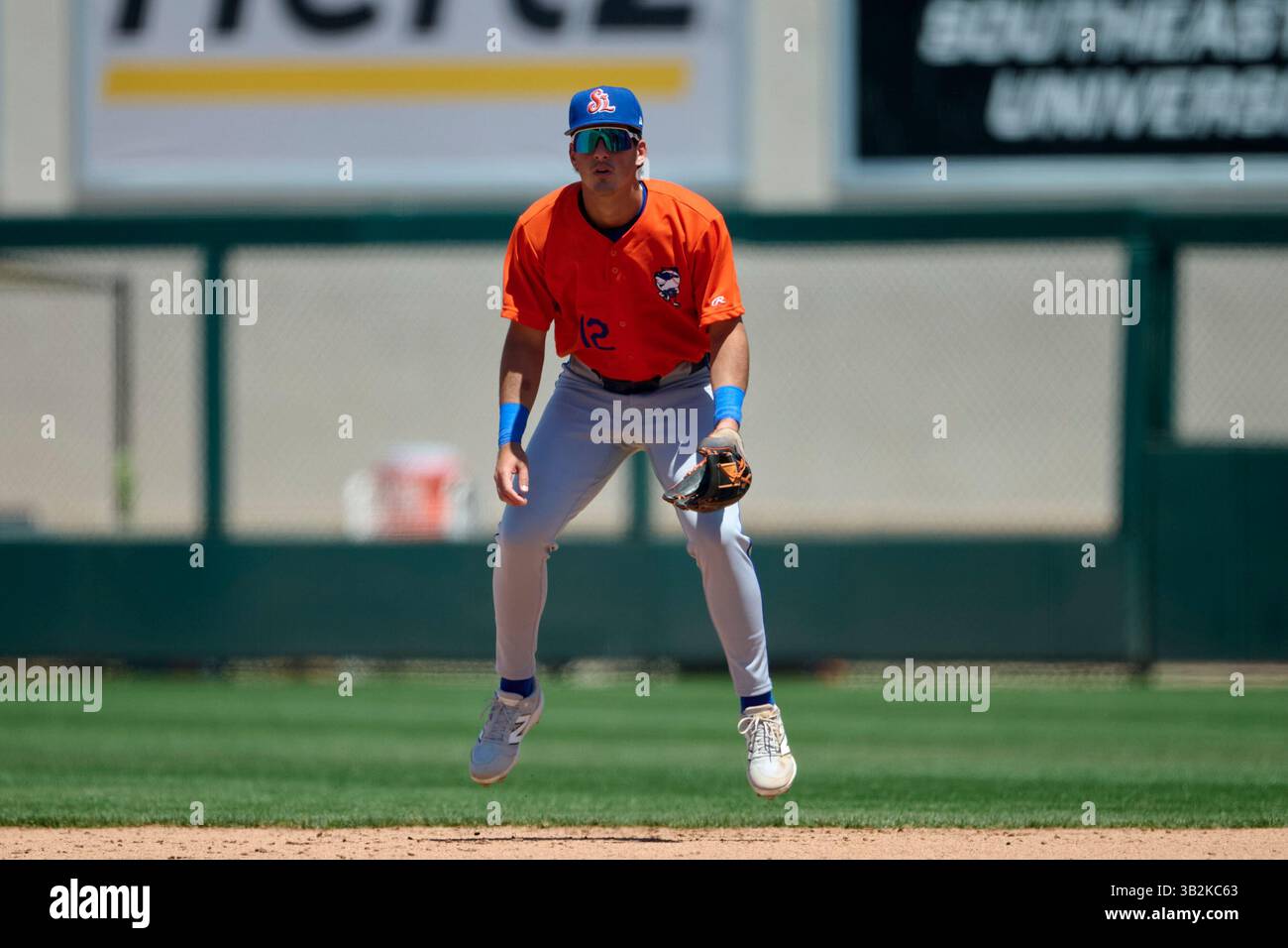 St. Lucie Mets second baseman Colin Houck (12) during an MiLB Florida ...