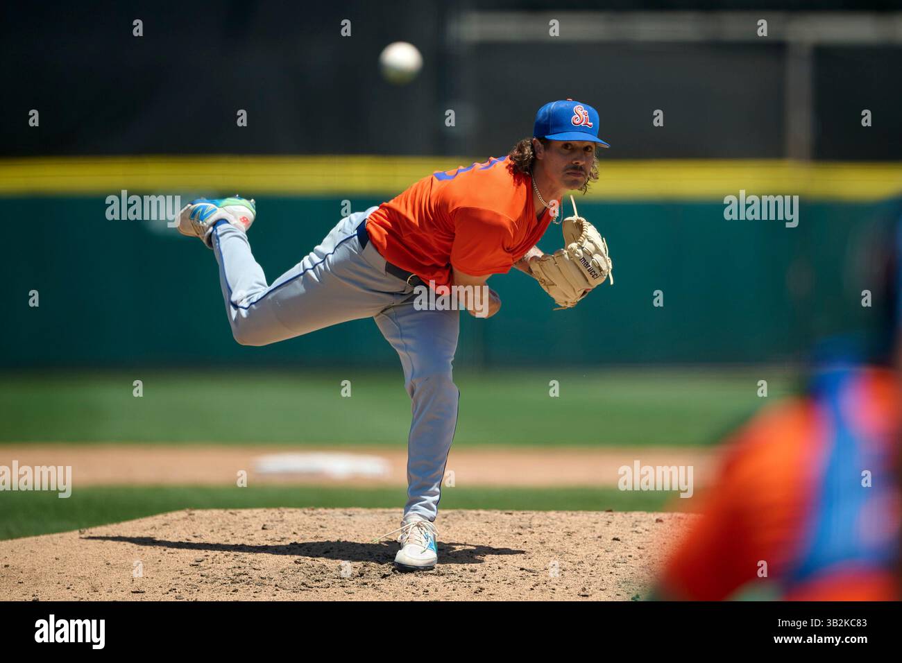 St. Lucie Mets pitcher Will Watson (55) delivers a pitch during an MiLB ...