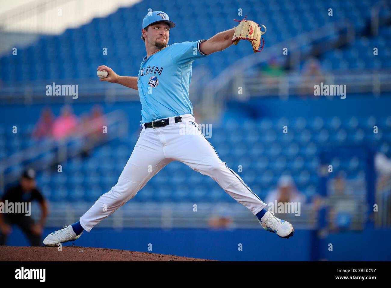 Dunedin Blue Jays pitcher Trey Yesavage (46) during an MiLB Florida ...