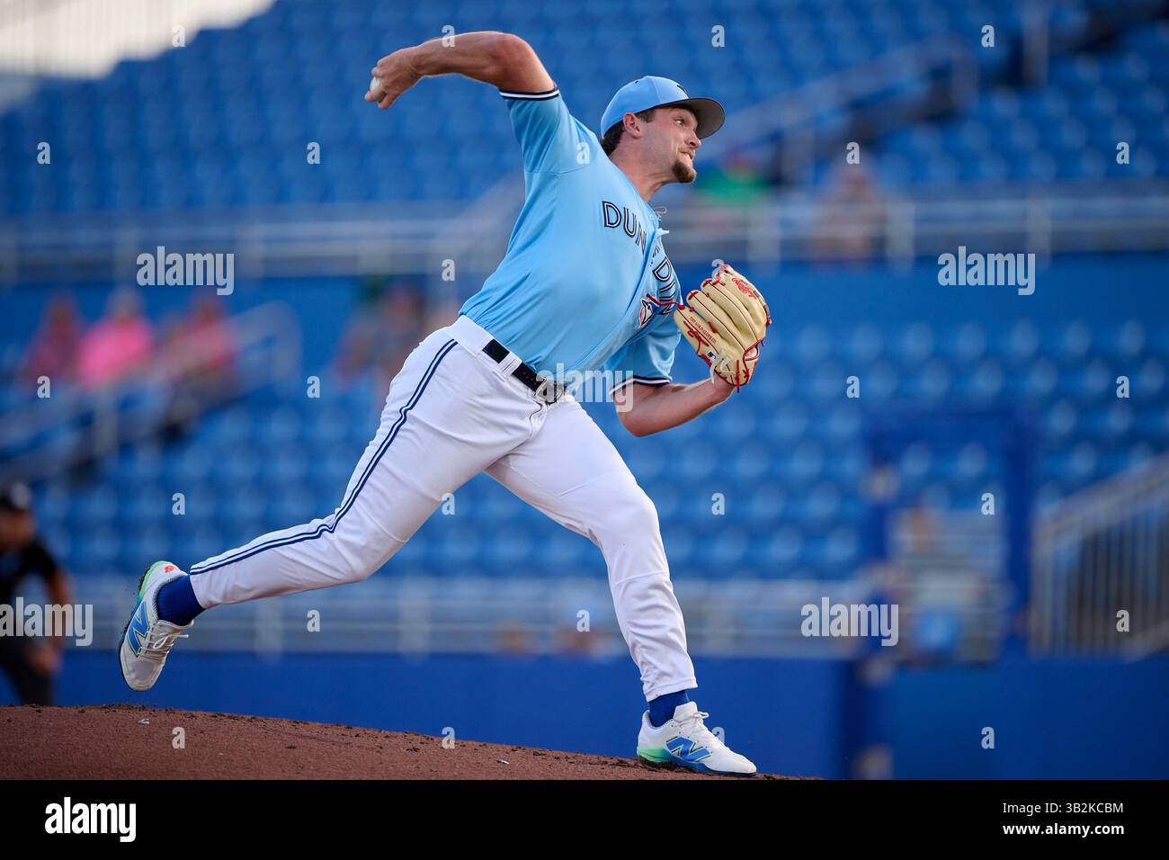 Dunedin Blue Jays pitcher Trey Yesavage (46) during an MiLB Florida ...