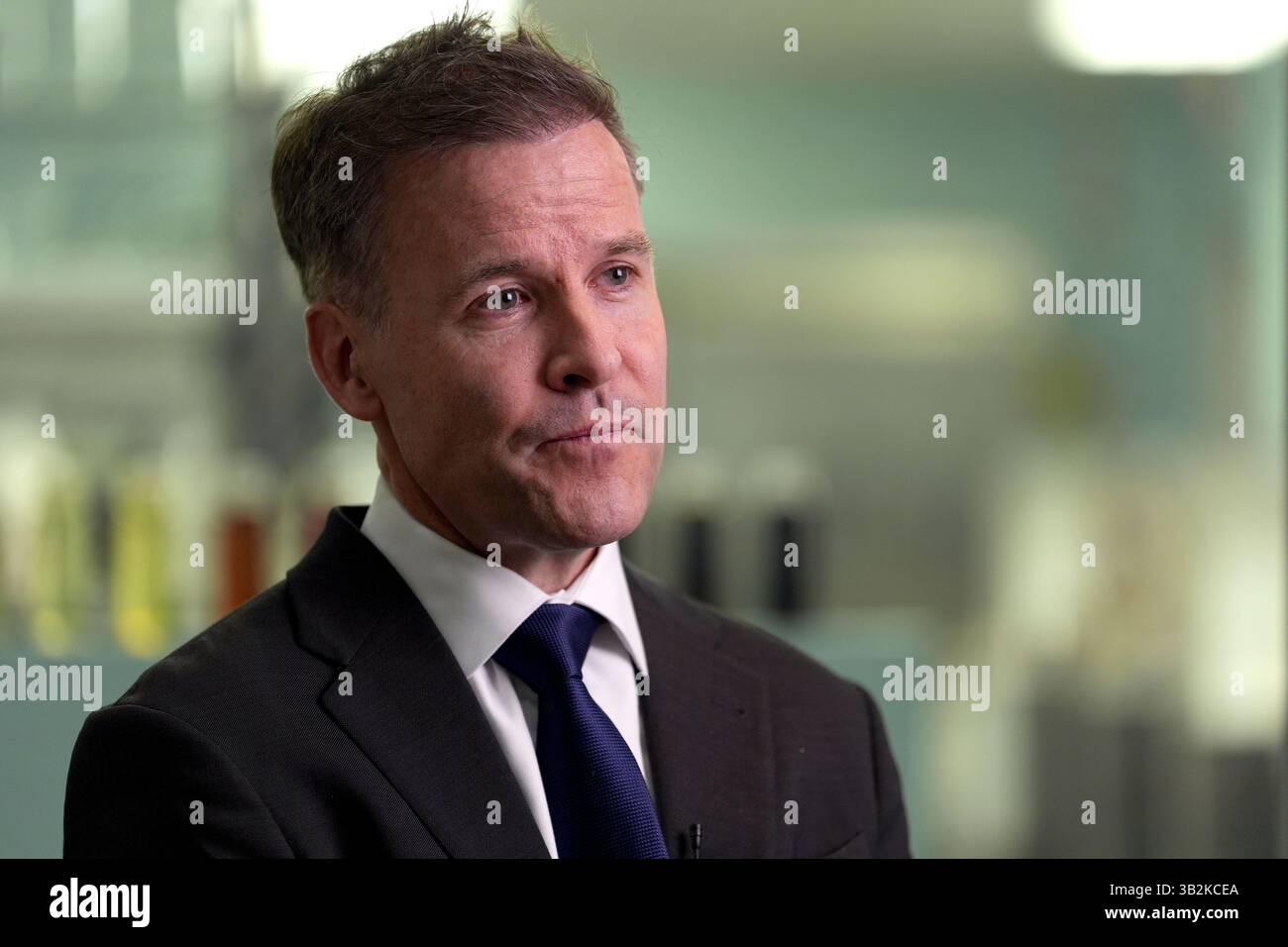 Sensient Technologies CEO Paul Manning speaks during an interview at a ...
