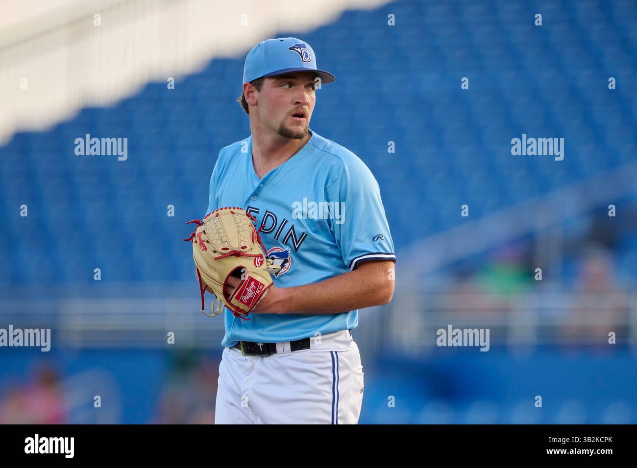Dunedin Blue Jays pitcher Trey Yesavage (46) during an MiLB Florida ...