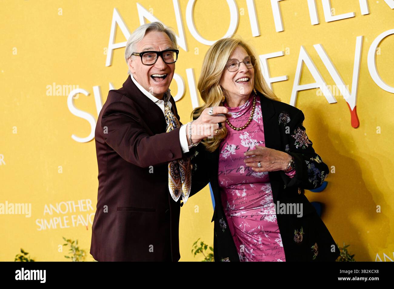 Director Paul Feig, left, and wife Laurie Feig attend the special ...