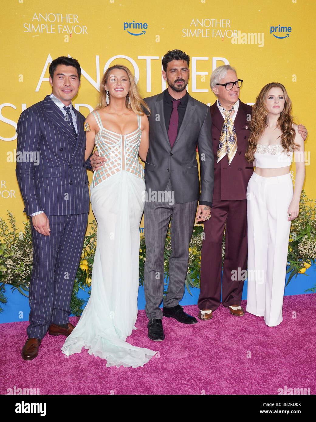 Ny. 27th Apr, 2025. Henry Golding, Blake Lively, Michele Morrone, Paul ...