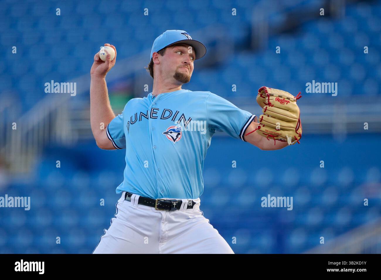 Dunedin Blue Jays pitcher Trey Yesavage (46) during an MiLB Florida ...