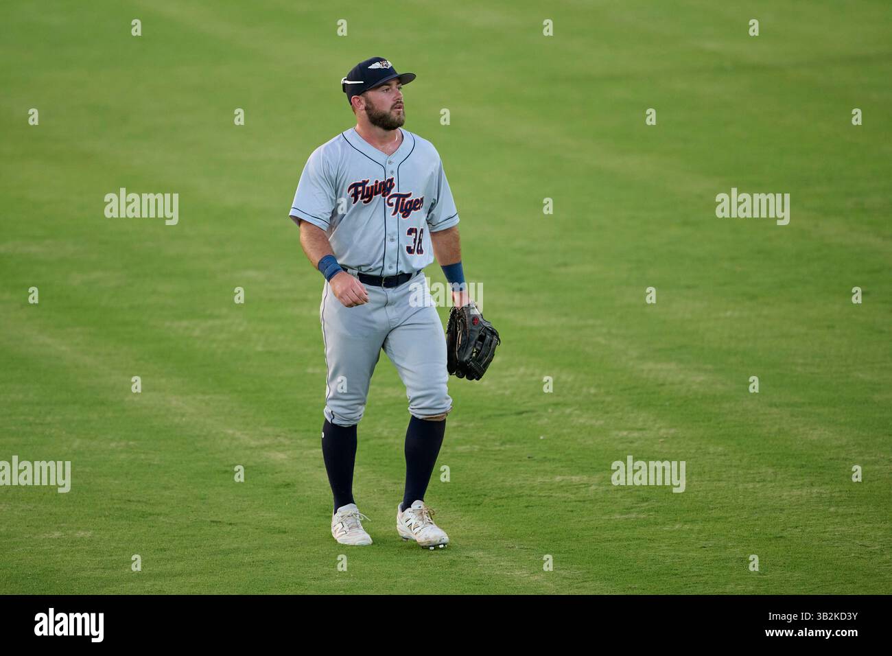 Lakeland Flying Tigers outfielder David Smith (38) during an MiLB ...