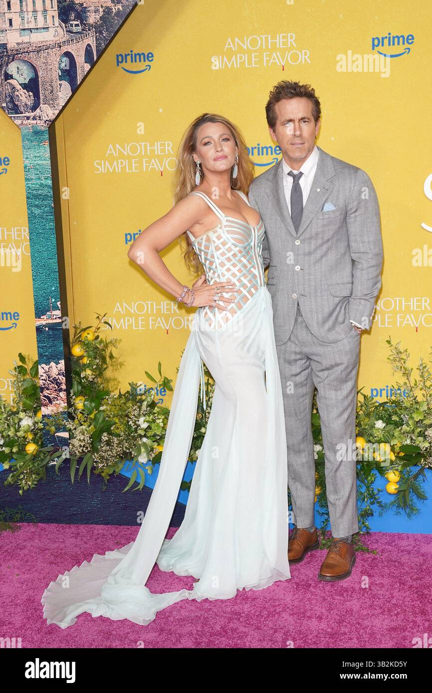 Ny. 27th Apr, 2025. Blake Lively, Ryan Reynolds at arrivals for ANOTHER ...