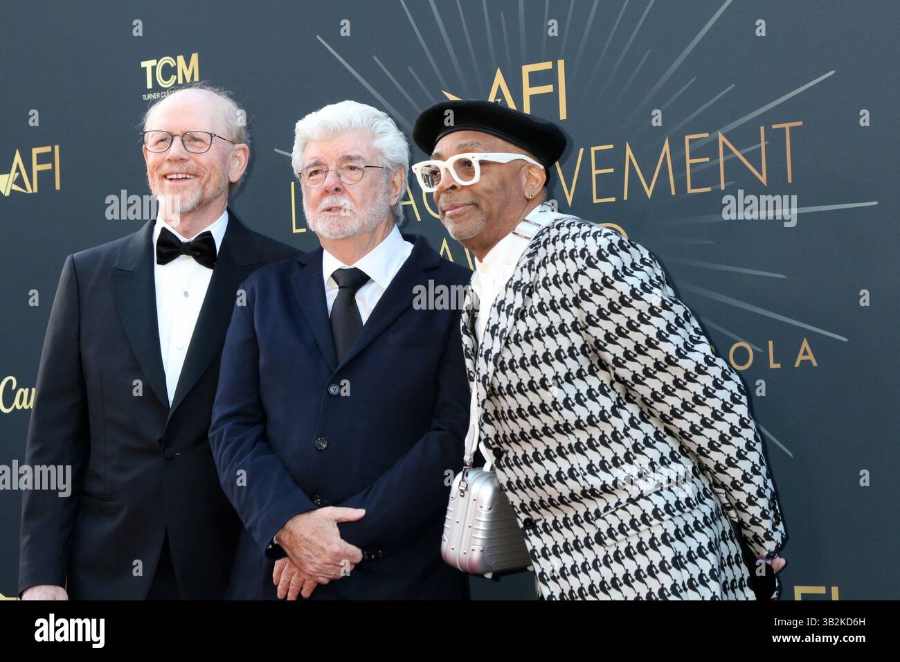 Hollywood, CA USA - April 26, 2025: Ron Howard, George Lucas, Spike Lee ...