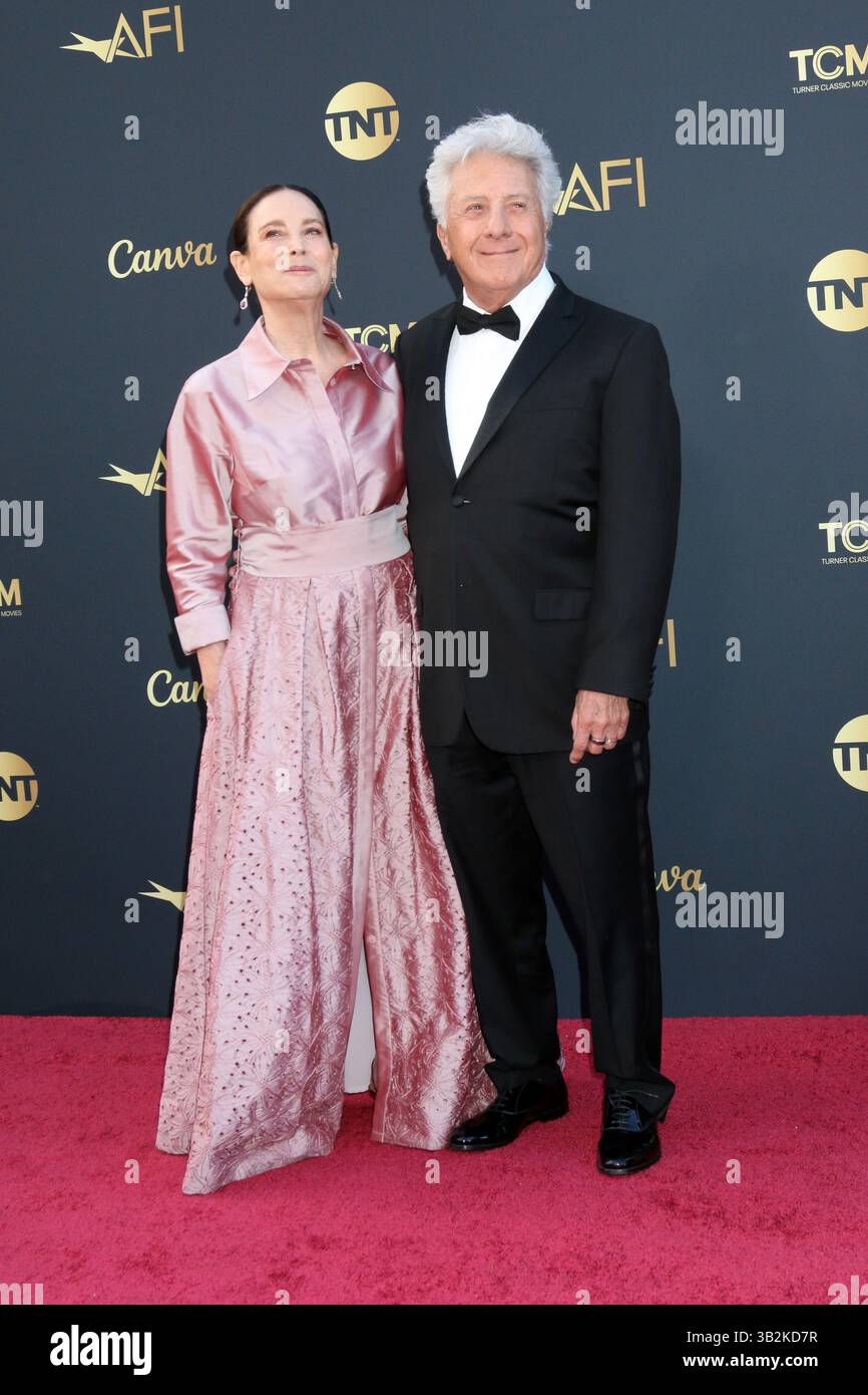 Hollywood, CA USA - April 26, 2025: Lisa Hoffman, Dustin Hoffman ...