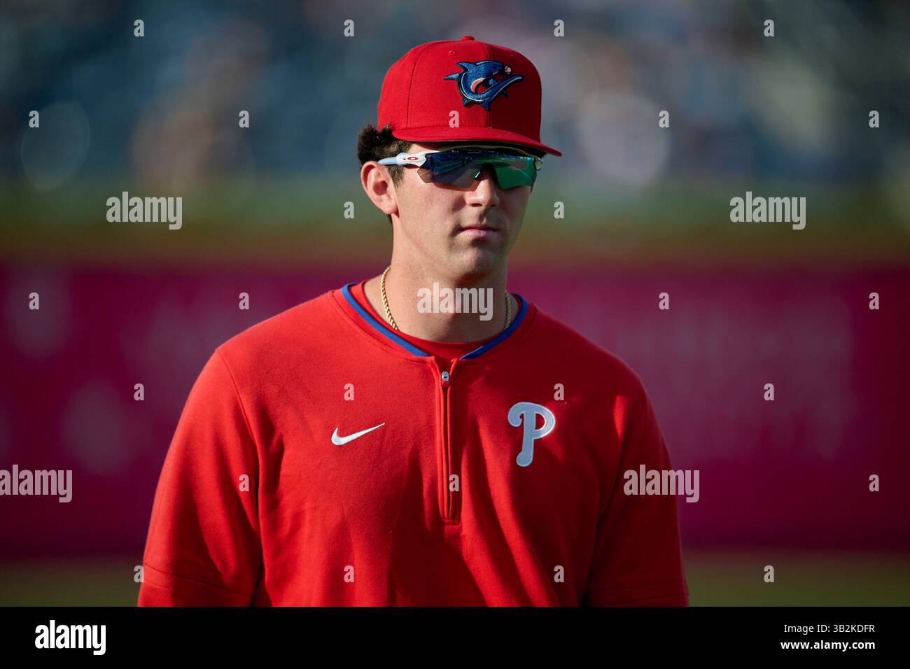 Clearwater Threshers pitcher Andrew Painter (24) before an MiLB Florida ...